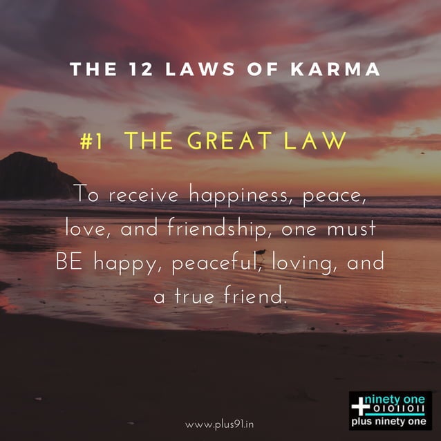12 laws of karma | PDF | Hinduism | Religion & Spirituality