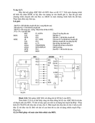 12 LCD ADC - Cảm biến | PDF