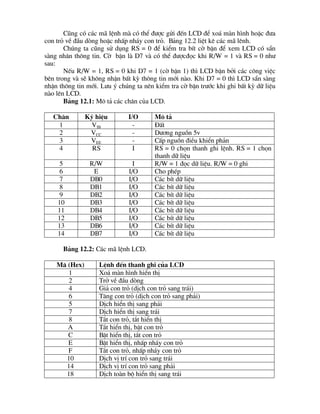 12 LCD ADC - Cảm biến | PDF