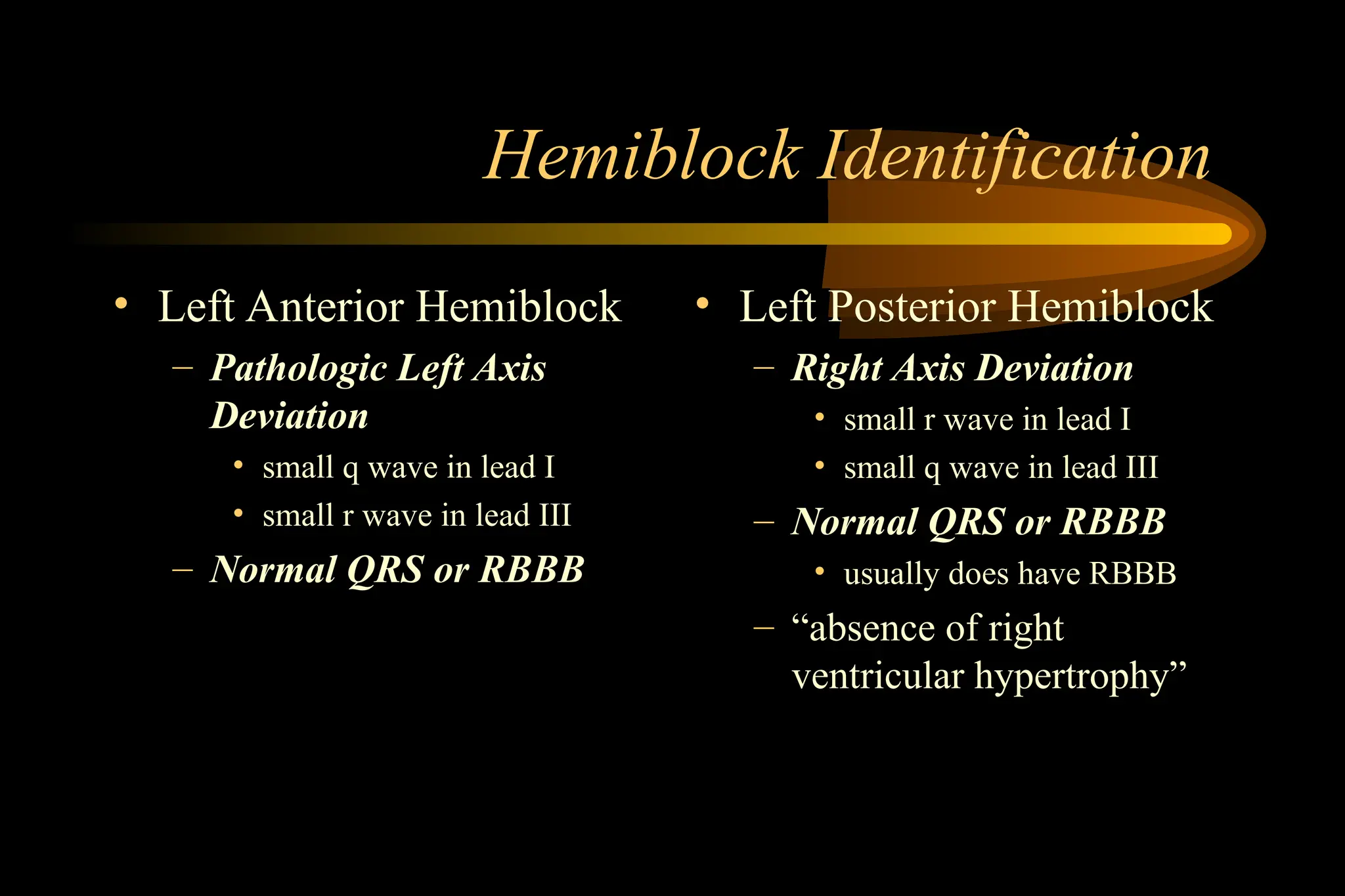 12LeadBlocks.ppt 12 lead bundle branch block | PPT