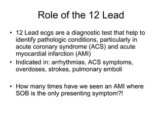 12 lead ecg | PPT