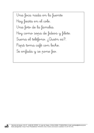 lecturas letra F | PDF