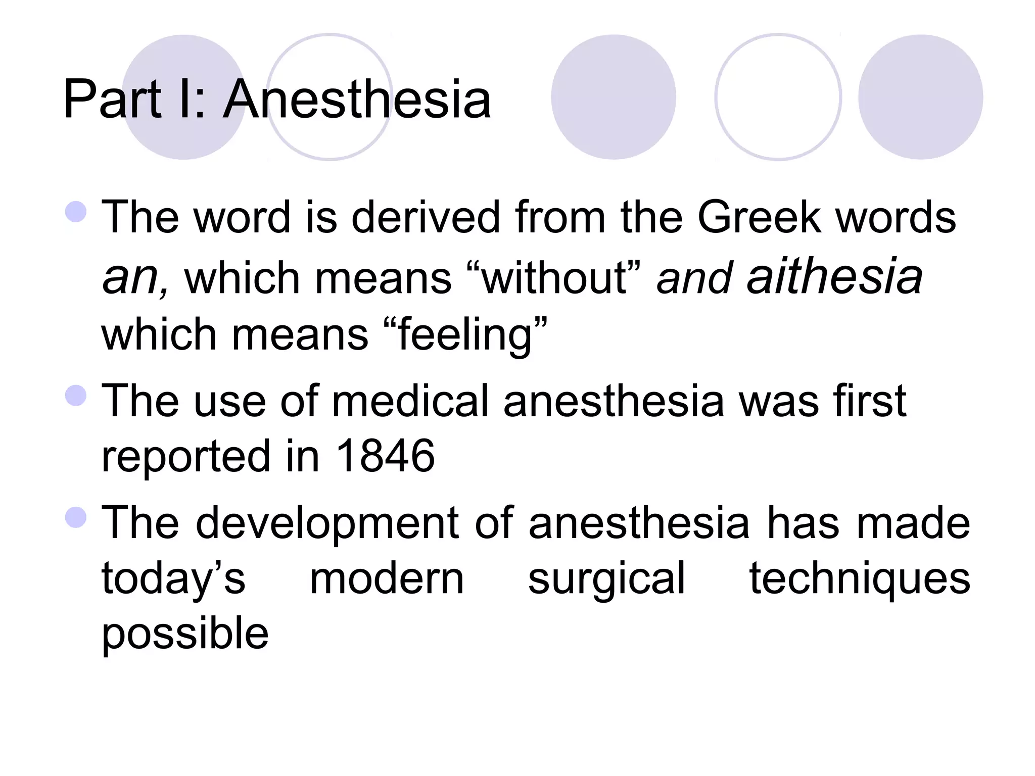 anesthesia and cpr | PPT