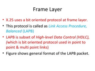 Topic : X.25, Frame relay and ATM | PPT