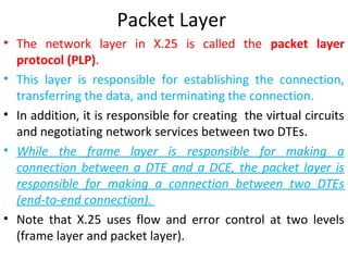 Topic : X.25, Frame relay and ATM | PPT