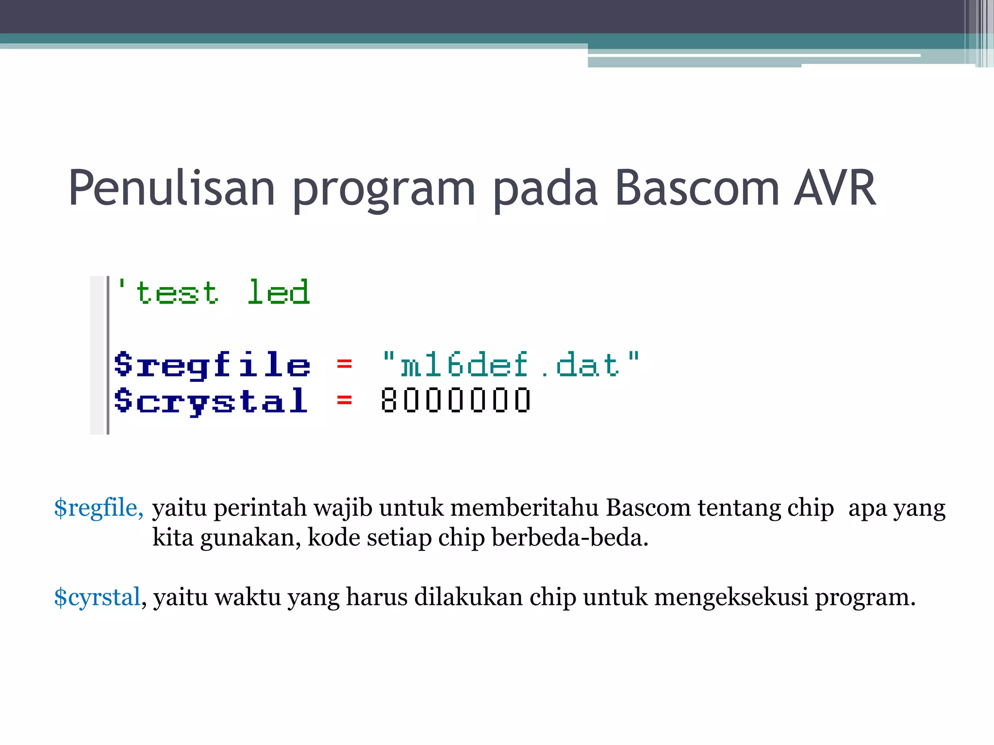 12 led bascom avr atmega16 | PPTX