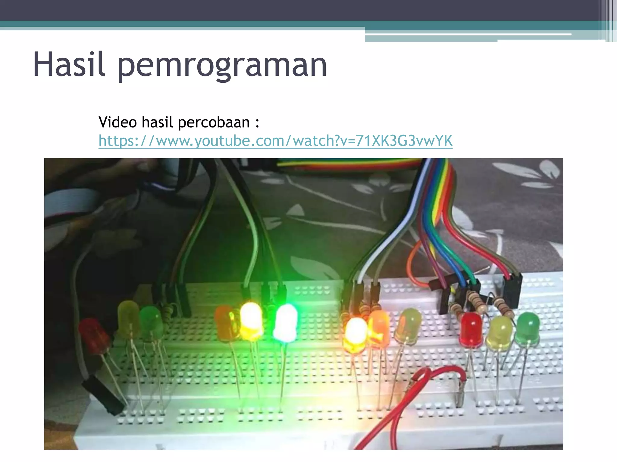 12 led bascom avr atmega16 | PPTX