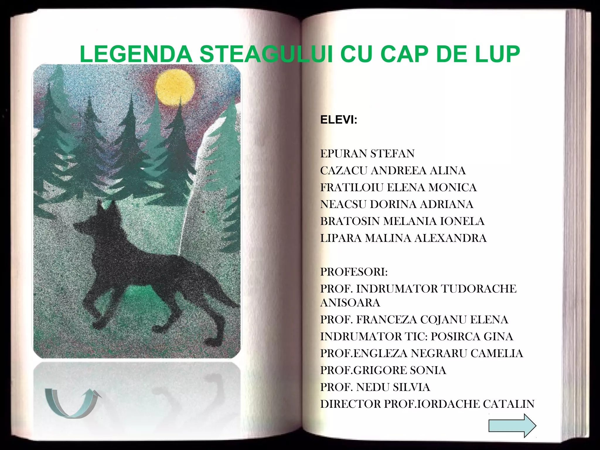 LEGENDA STEAGULUI CU CAP DE LUP_LIMBA ROMANA | PPT