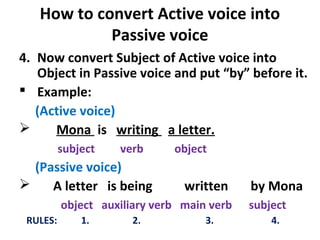 active voice and passive | PPT