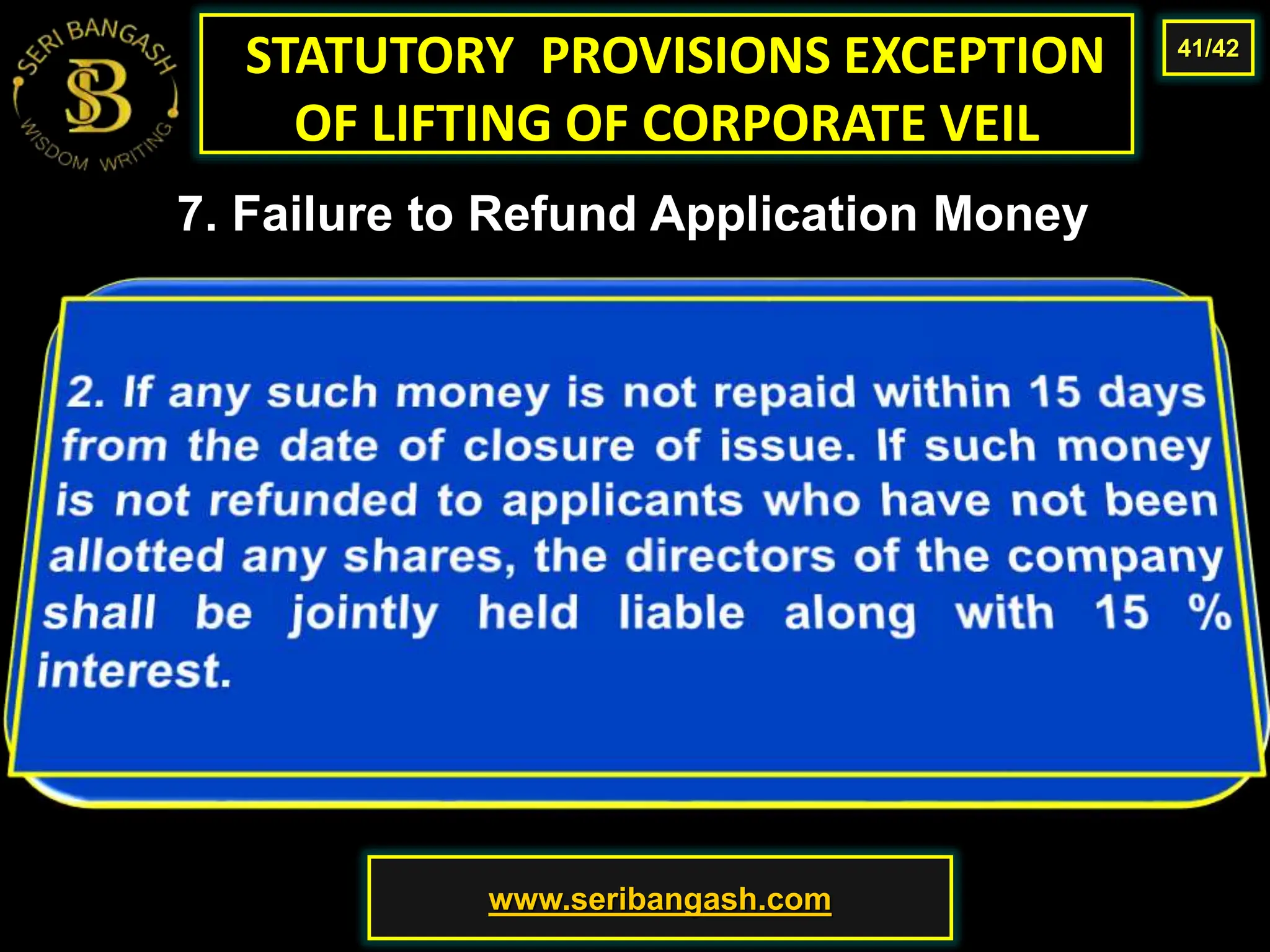 Lifting the Corporate Veil. Power Point Presentation | PPT