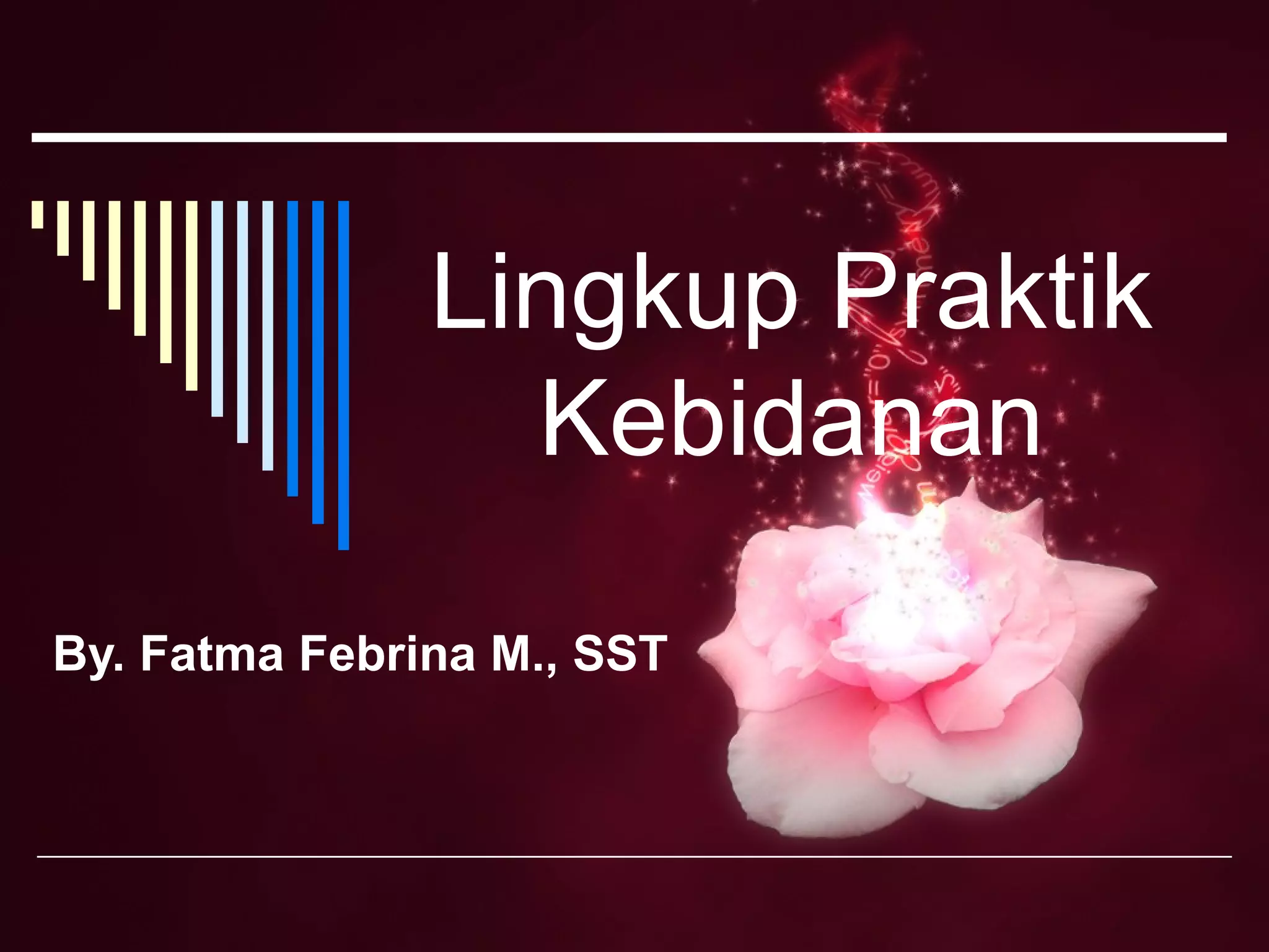 12 lingkup praktik kebidanan | PPT