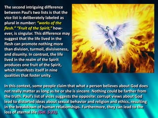 12 living by the spirit | PPTX