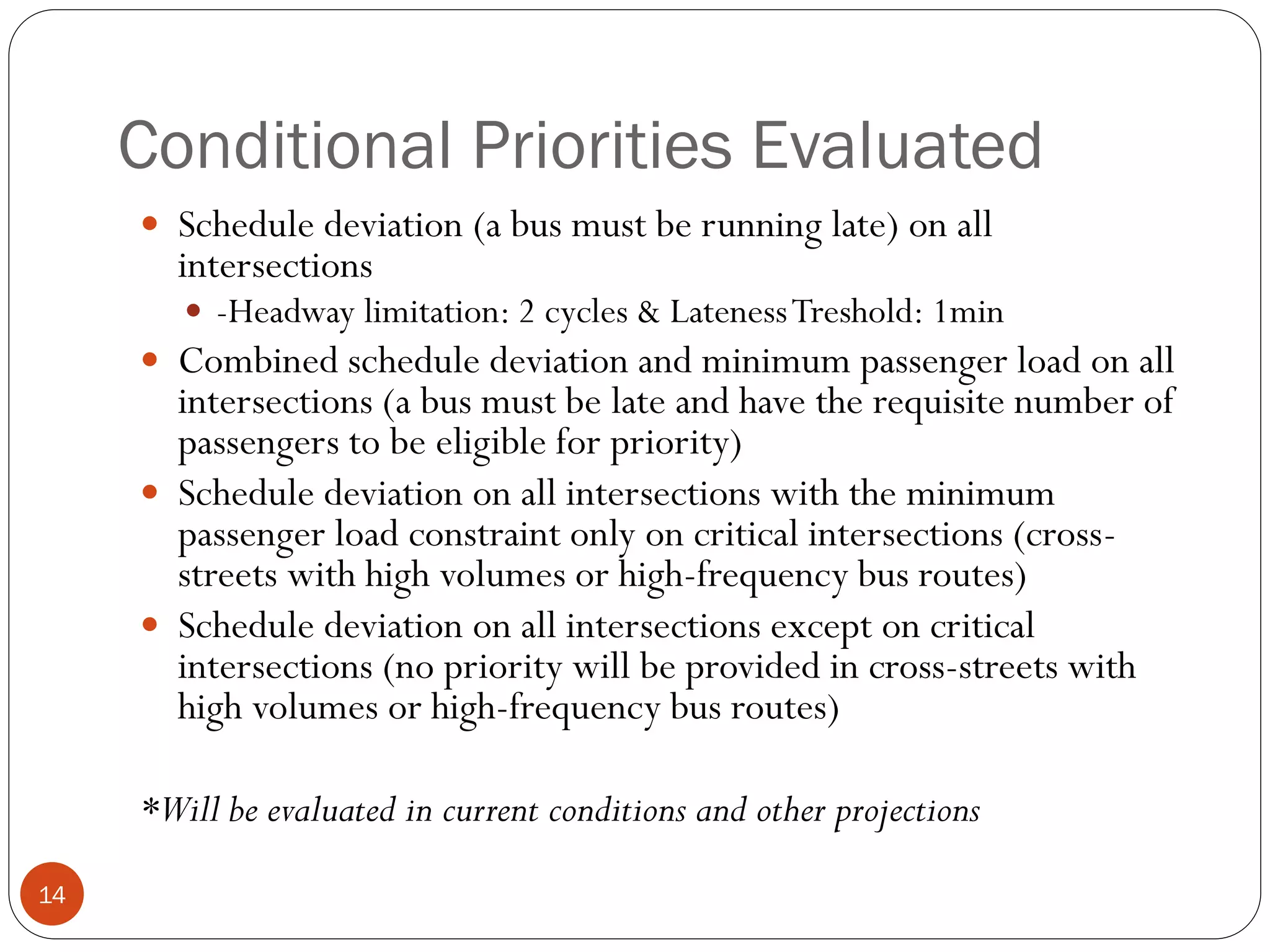 LO5: Simulation of transit signal priority strategies for brt operations | PDF