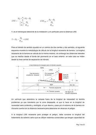 12 longitud de necesidad en barreras | PDF