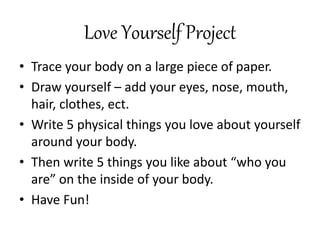 7-Preschool Love yourself and then love others | PPT