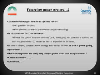 12 low power techniques | PPTX