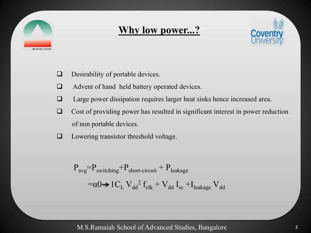 12 low power techniques | PPTX