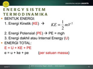 Termodinamika (1- 2) l proses_dan_siklus | PPT