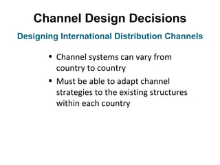 Marketing Channels - Delivering Customer Value | PPT