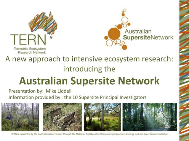 Mike Liddell_A new approach to intensive ecosystem research ...