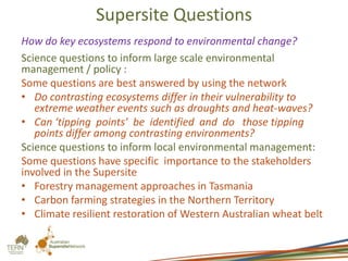 Mike Liddell_A new approach to intensive ecosystem research ...
