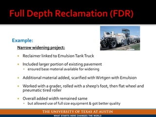 Narrow Pavement Widening - Equipment | PPTX