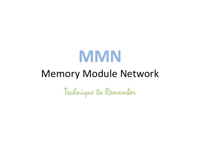 Memory Module Network - MMN