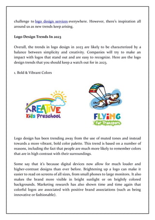 12 Modern Logo Design Trends For 2023.pdf | Fashion Trends | Style ...