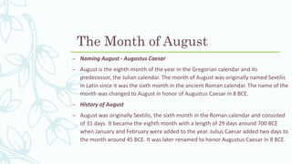 12 months of the year | PPTX