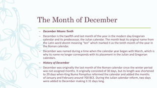 12 months of the year | PPTX