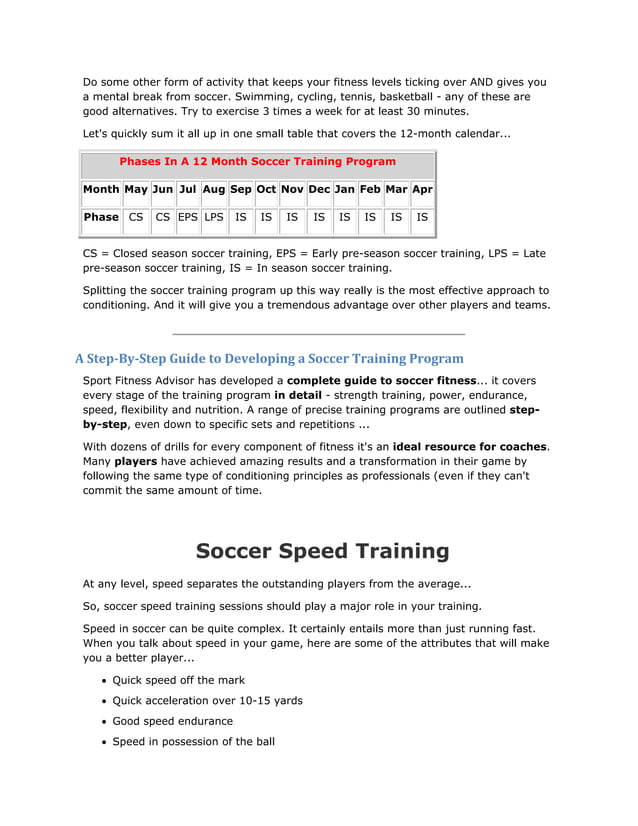 12 month training | PDF | Physical Therapy | Wellness