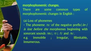 12 morphophonemics | PDF