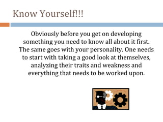 12 most important personality development tips | PPT