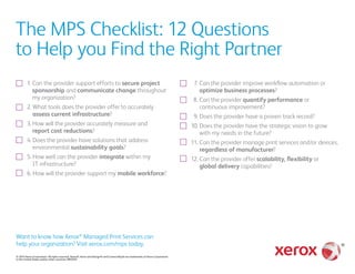 12 MPS Questions Clients Should Ask | PDF | IT and Internet Support ...