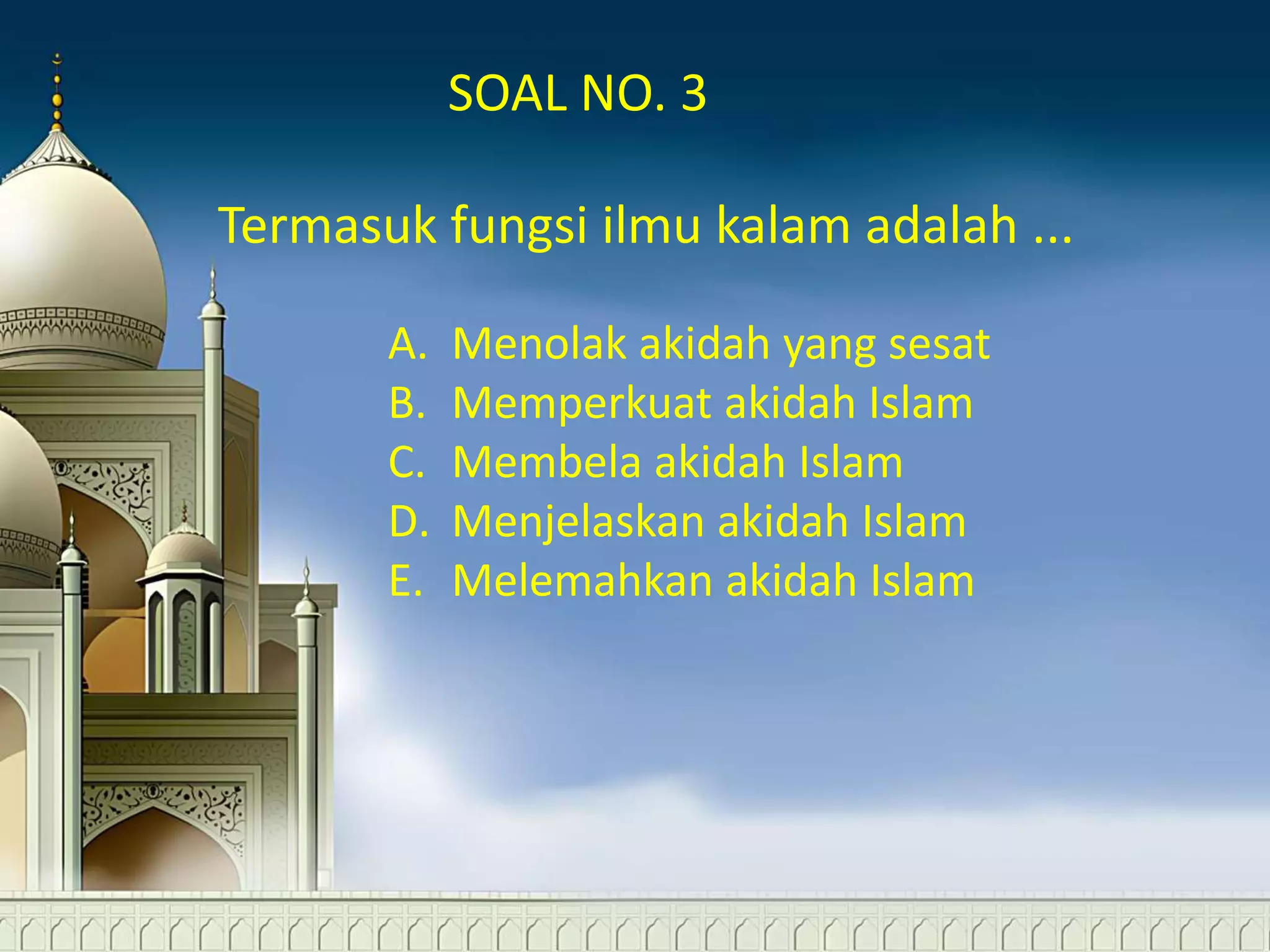 ILMU KALAM | PPTX