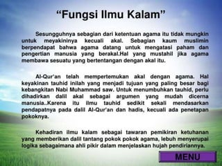 ILMU KALAM | PPTX