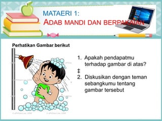 ADAB MANDI DAN BERPAKAIAN | PPTX