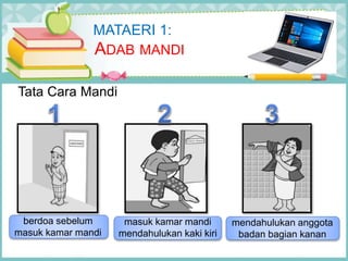 ADAB MANDI DAN BERPAKAIAN | PPTX