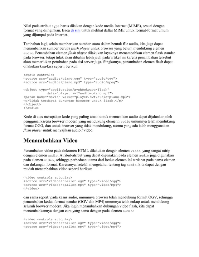 webdesign dasar : 12 multimedia | PDF