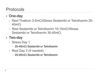 Myocardial perfusion imaging SPECT basics | PPTX