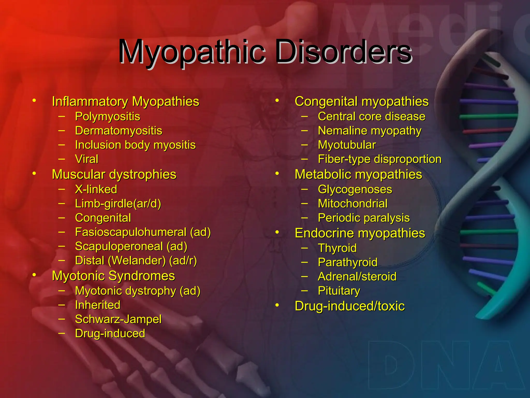 12 myopathy and neurofibromatosis.pptjsu | PPT