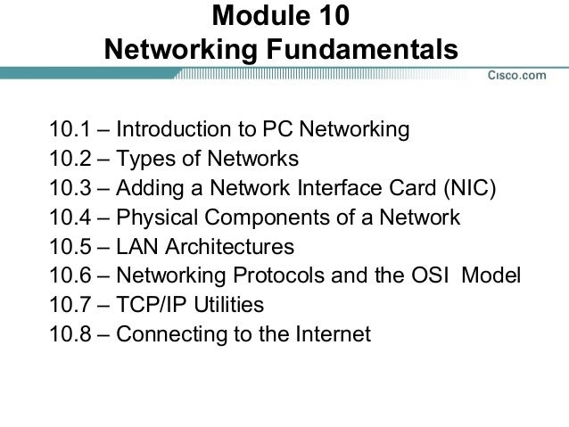 network fundamentals