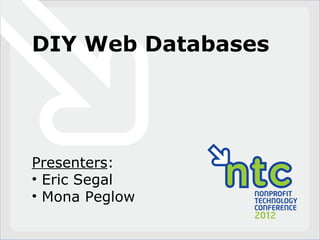 DIY Web Databases | PPT
