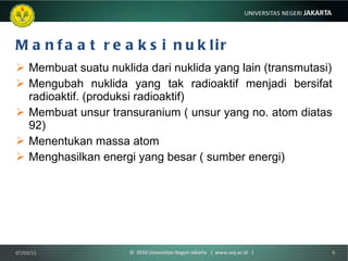 Fisika Modern 12 nuclear physics | PPT