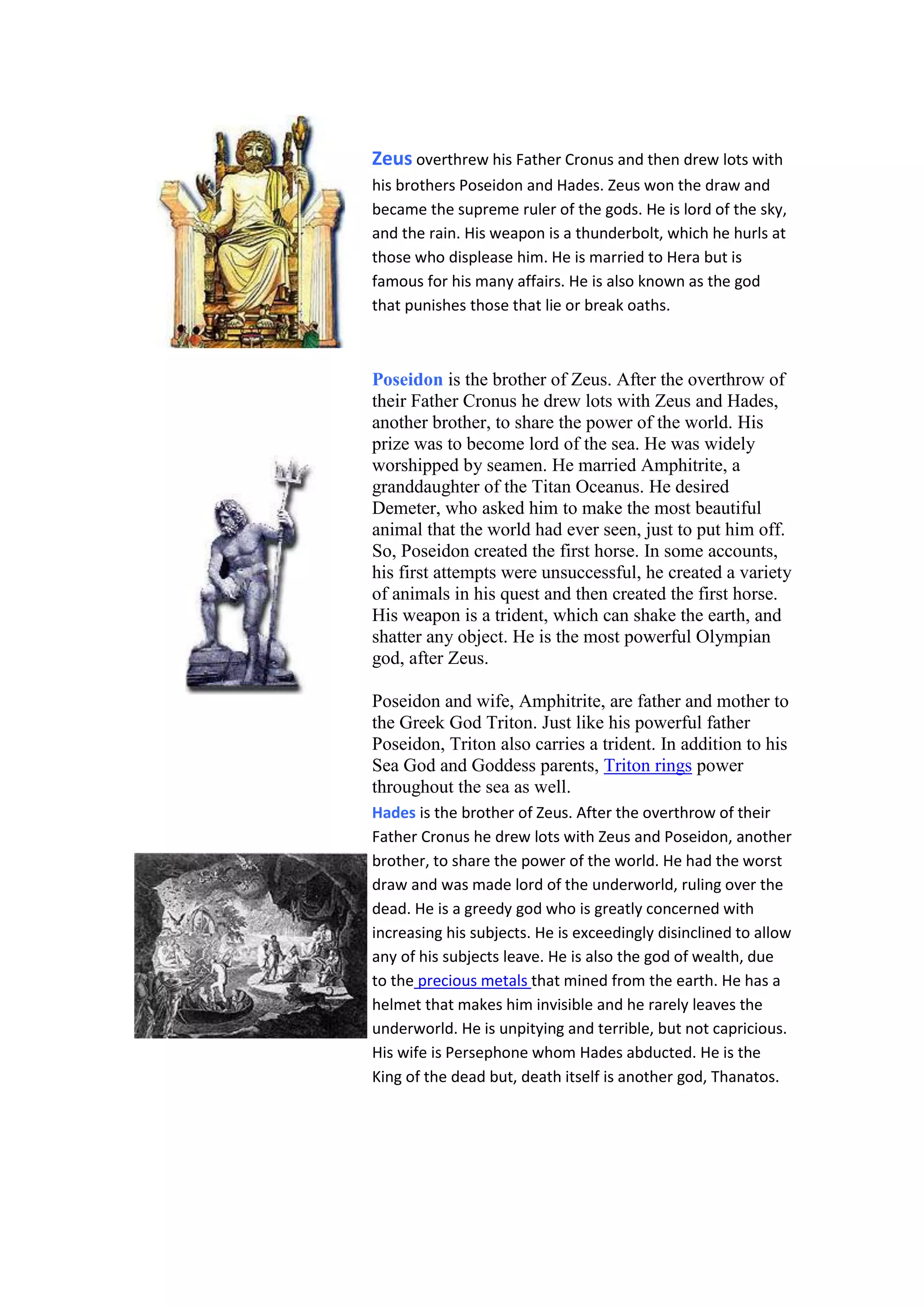 Olympian And Titans | PDF