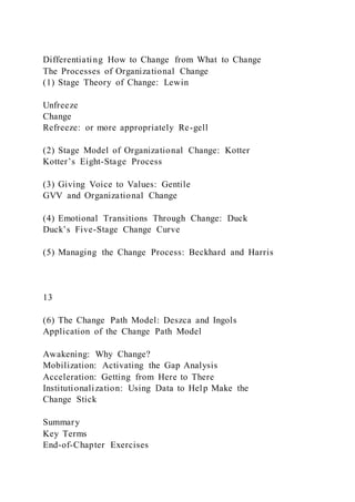 12Organizational ChangeFourth Edition | DOCX