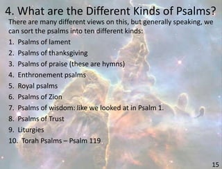 Session 12 Old Testament Overview - Psalms | PPTX