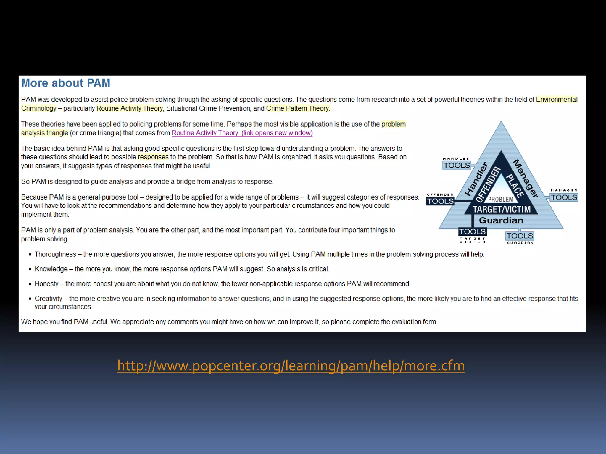 12 pam problem analysis module | PPTX