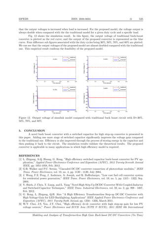 Modeling and Analysis of Transformerless High Gain Buck-boost DC-DC ...