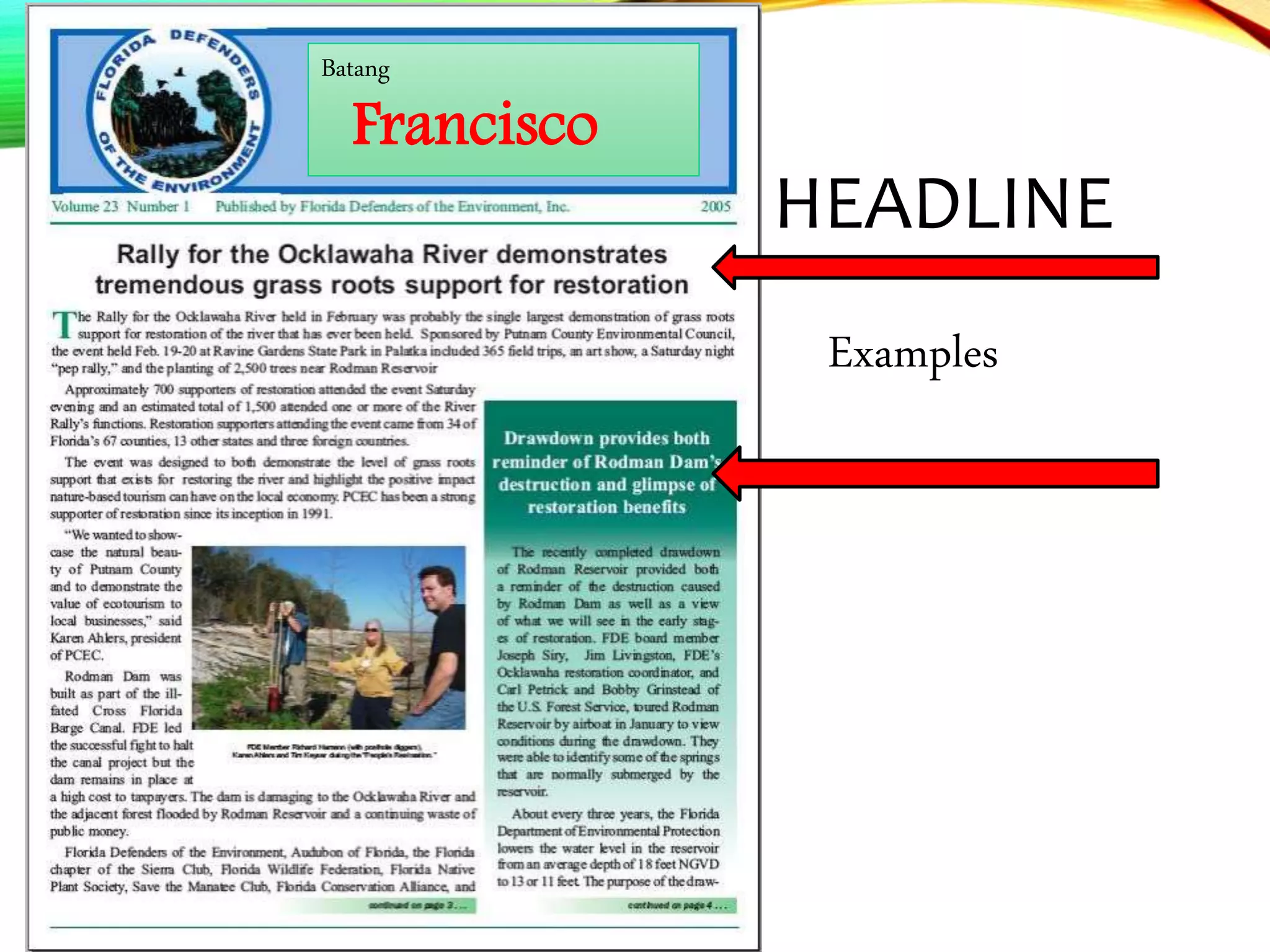 12 parts of a newsletter | PPTX